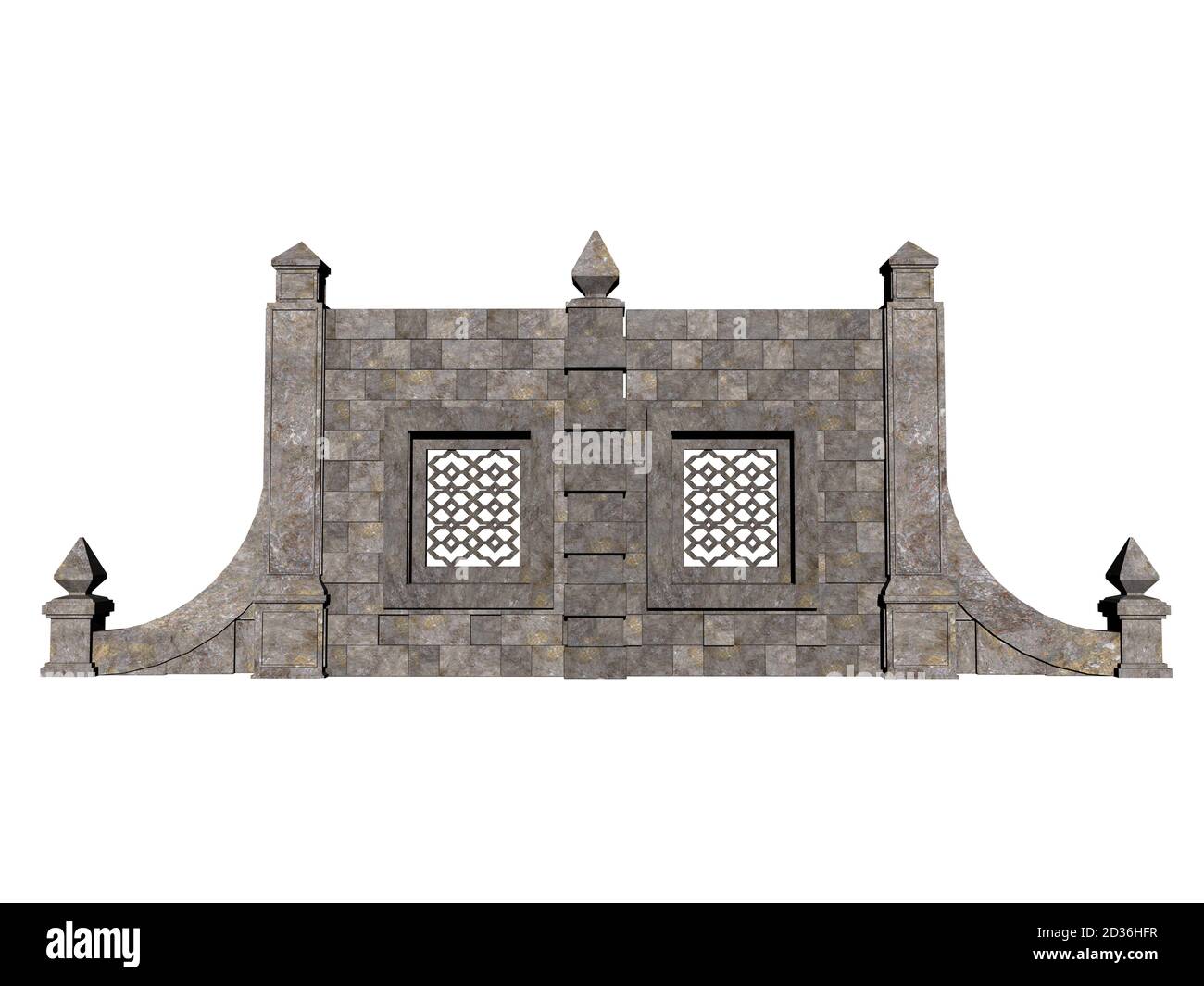 ancient buildings with archways Stock Photo - Alamy