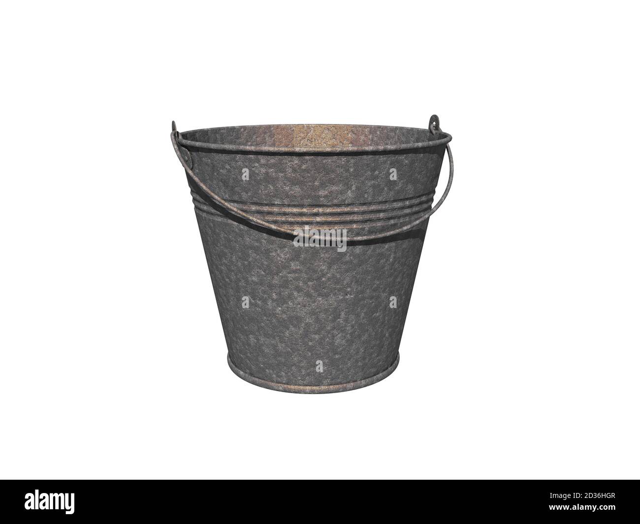 Sheet metal bucket Cut Out Stock Images & Pictures - Alamy