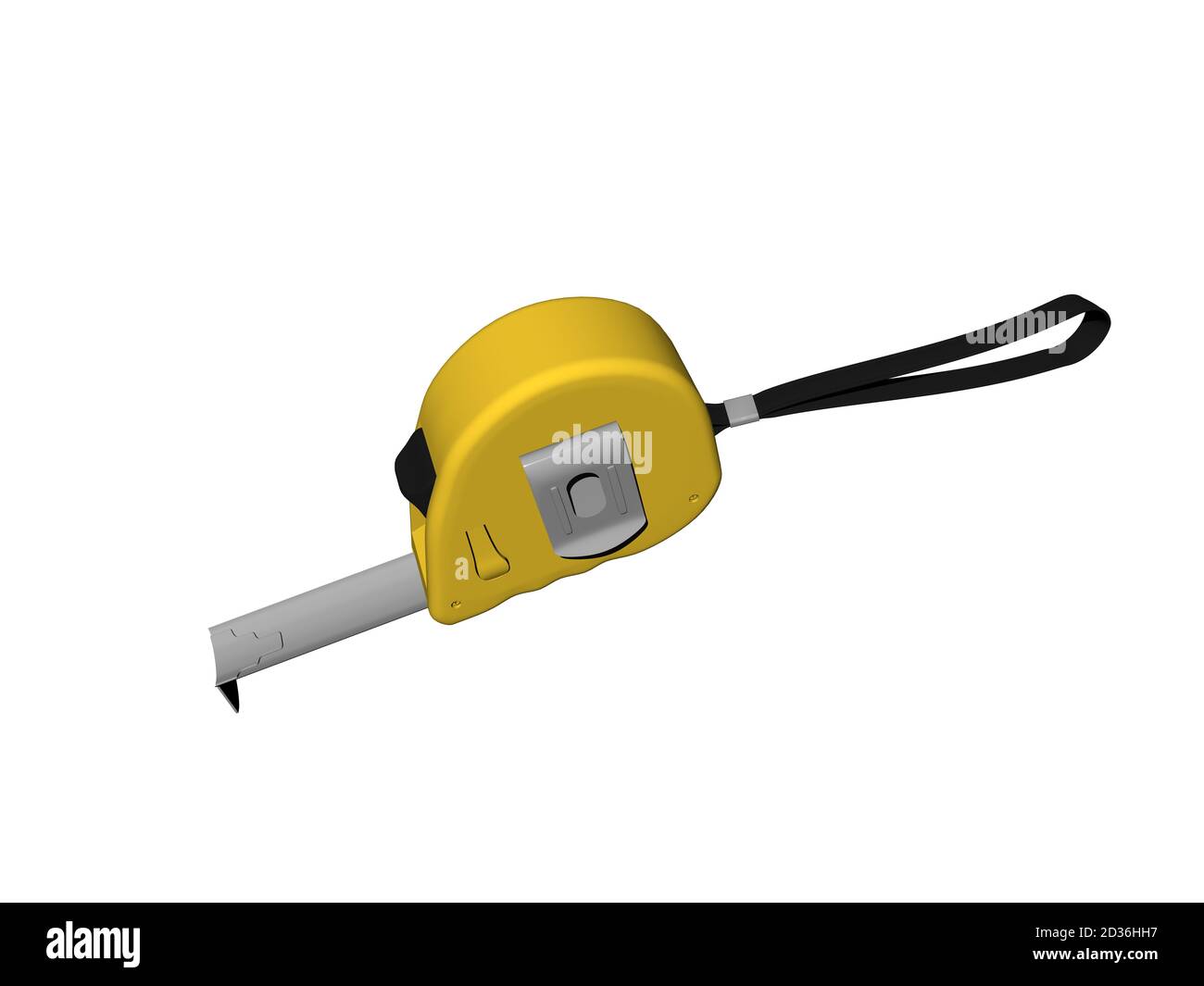 yellow tape measure to measure Stock Photo - Alamy