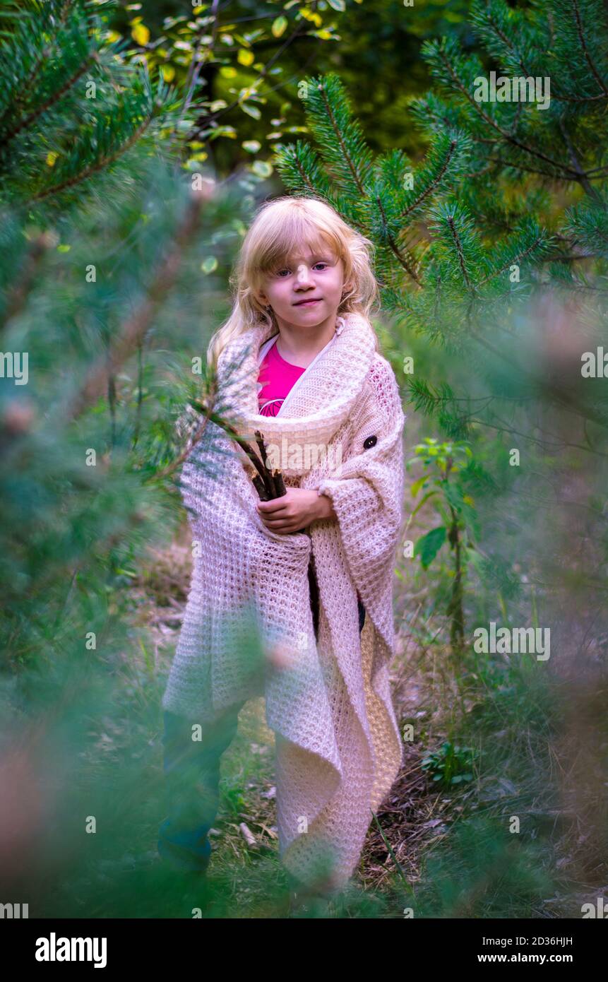 Child leaves trees energy hi-res stock photography and images - Alamy