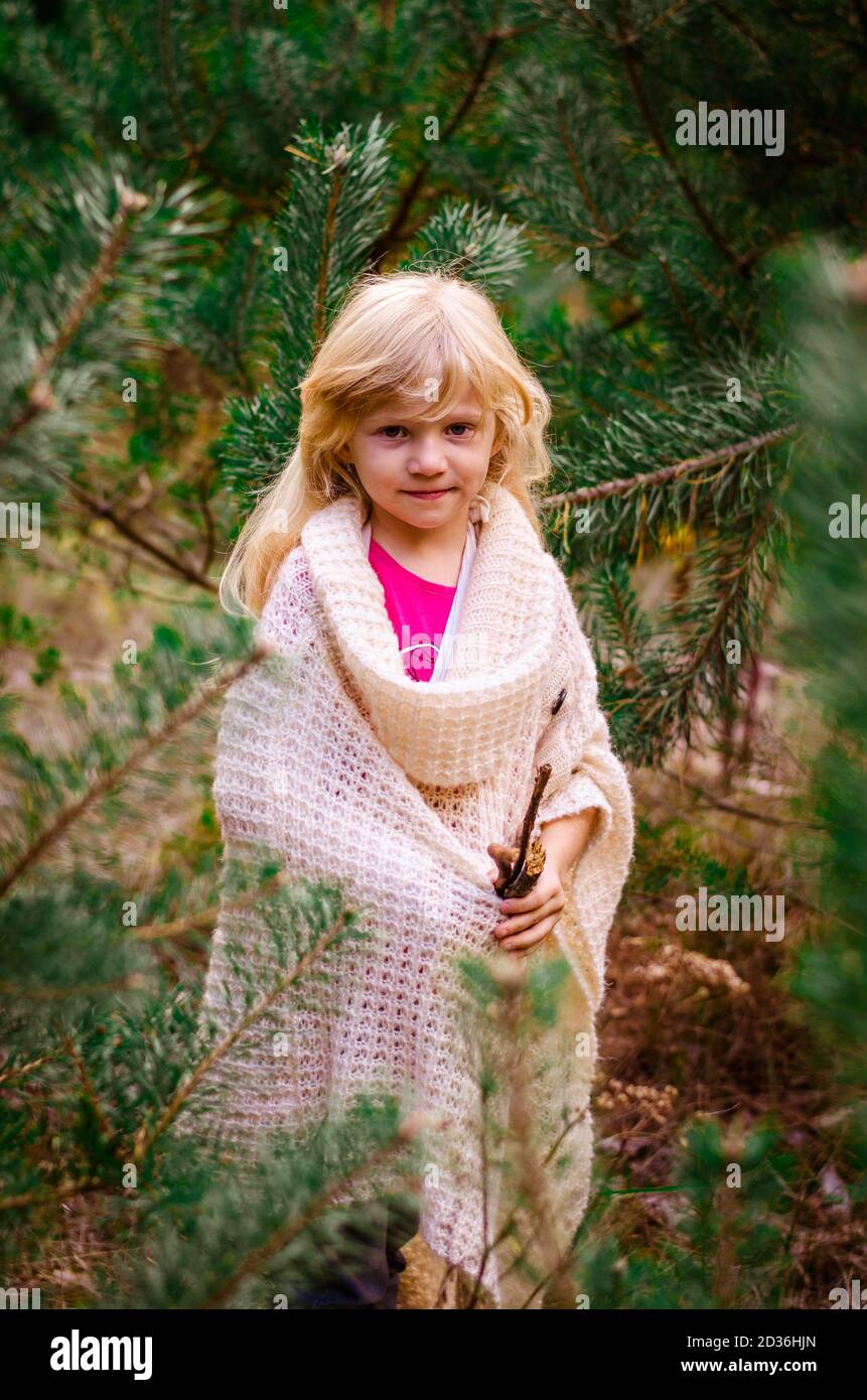 Child leaves trees energy hi-res stock photography and images - Alamy