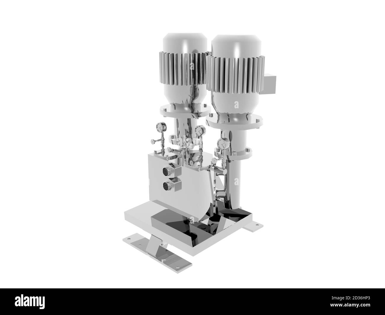 Engine block with stainless steel cylinders Stock Photo - Alamy