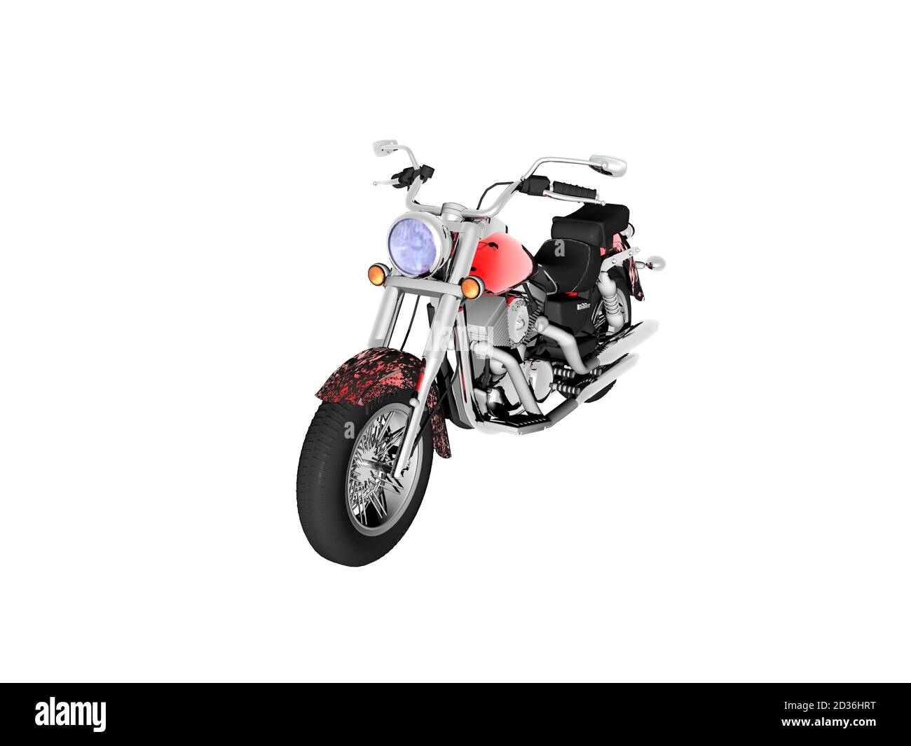 Red motorcycle in field hi-res stock photography and images - Alamy