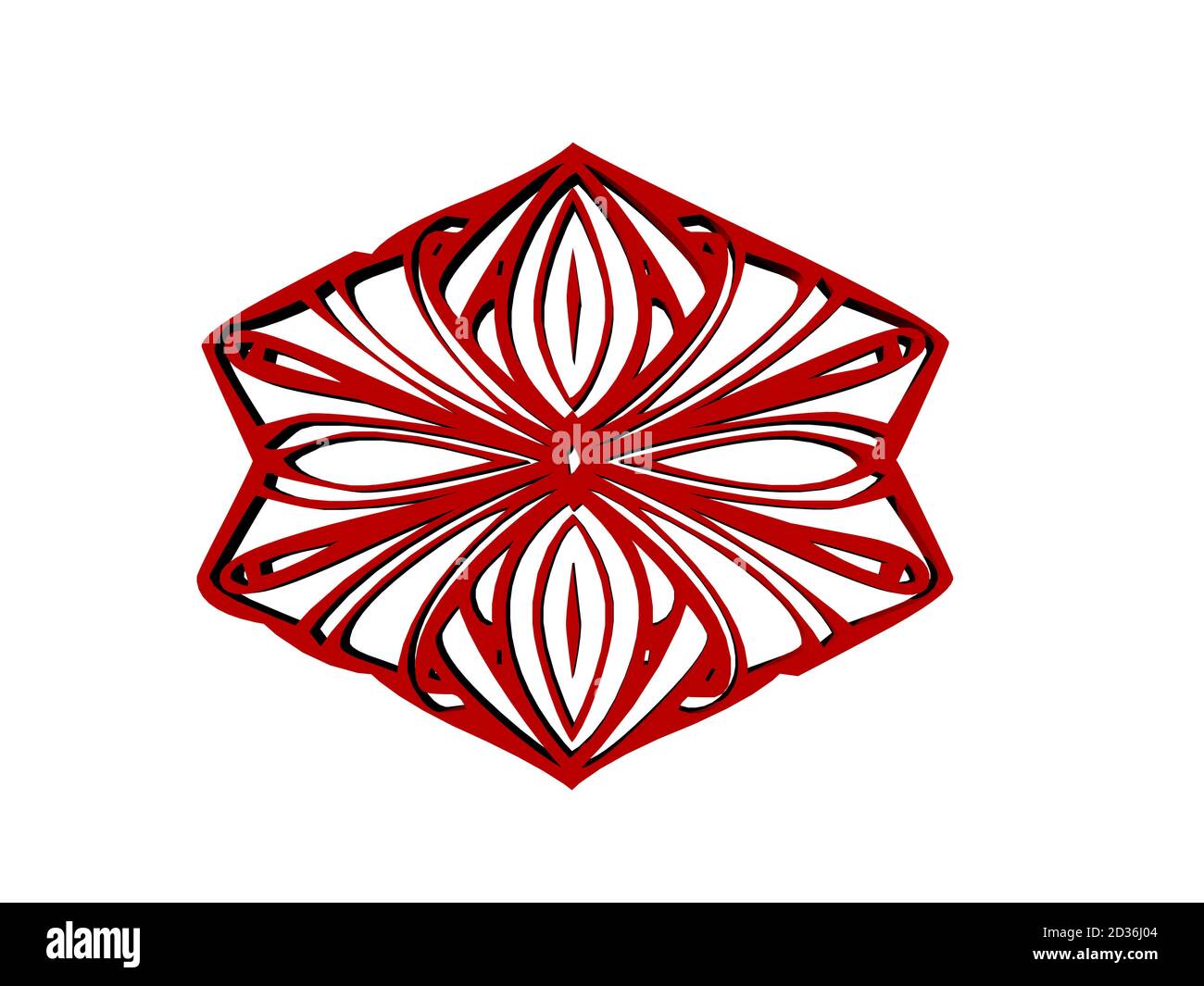 Abstract round patterns Cut Out Stock Images & Pictures - Alamy