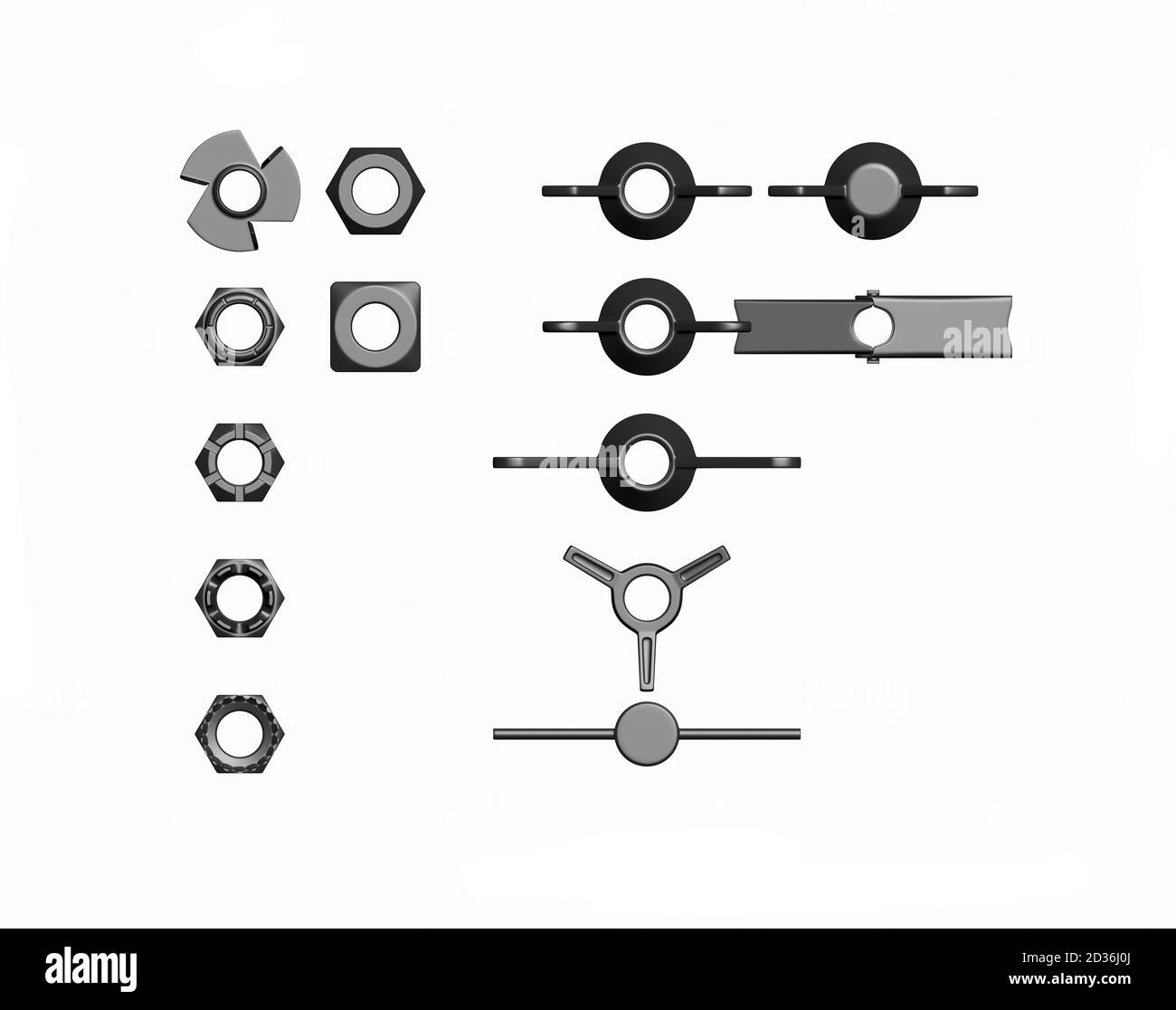 Metal screw heads with notches Stock Photo - Alamy
