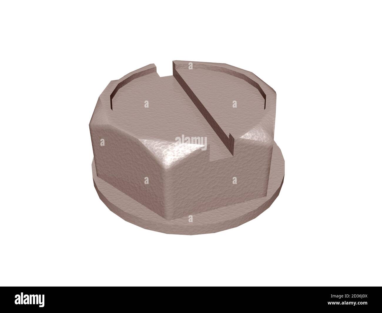 Metal screw heads with notches Stock Photo - Alamy