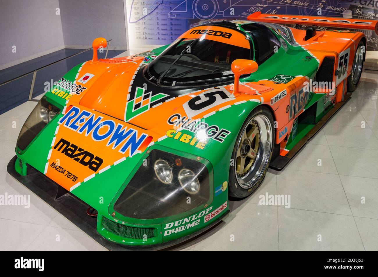Hiroshima / Japan - December 20, 2017: Mazda 787B sports racing car ...