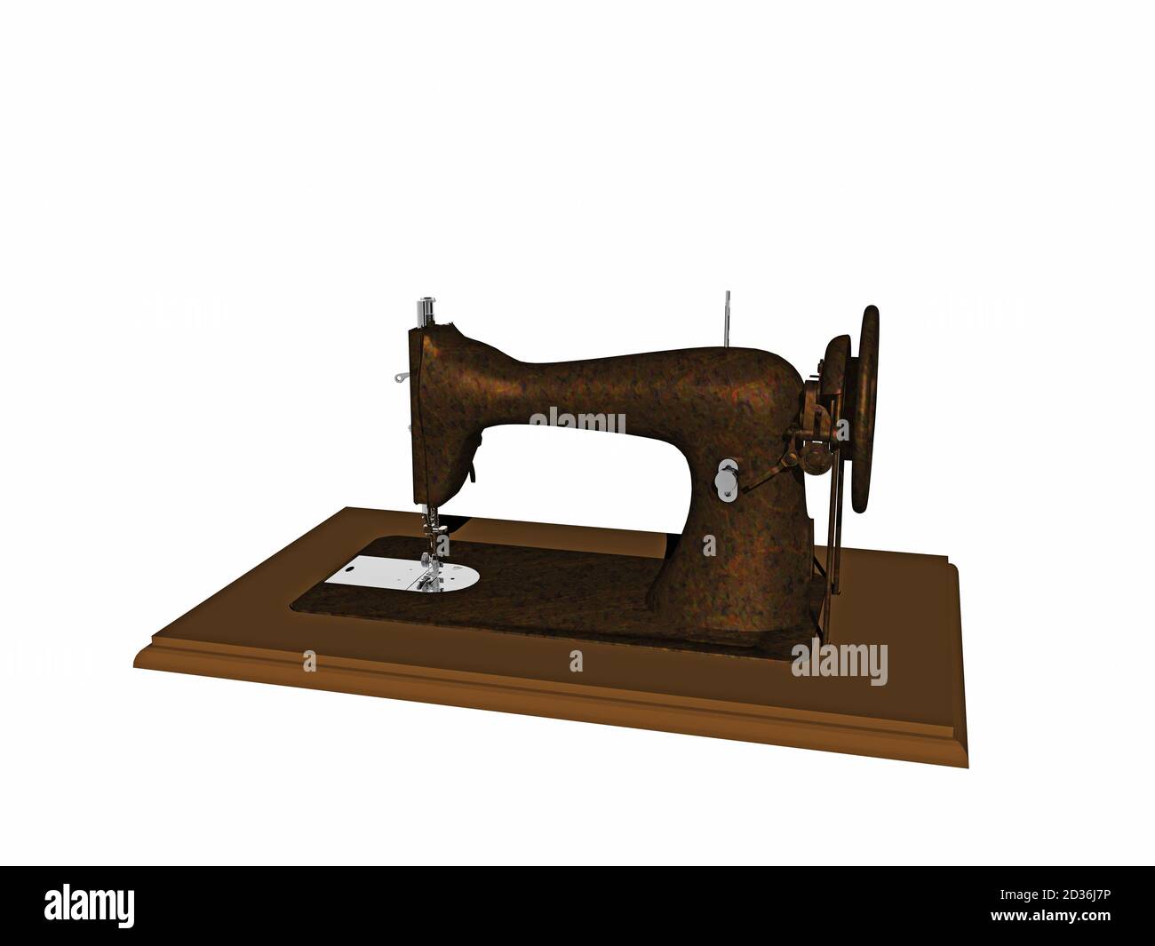 simple industrial sewing machine in sewing Stock Photo - Alamy