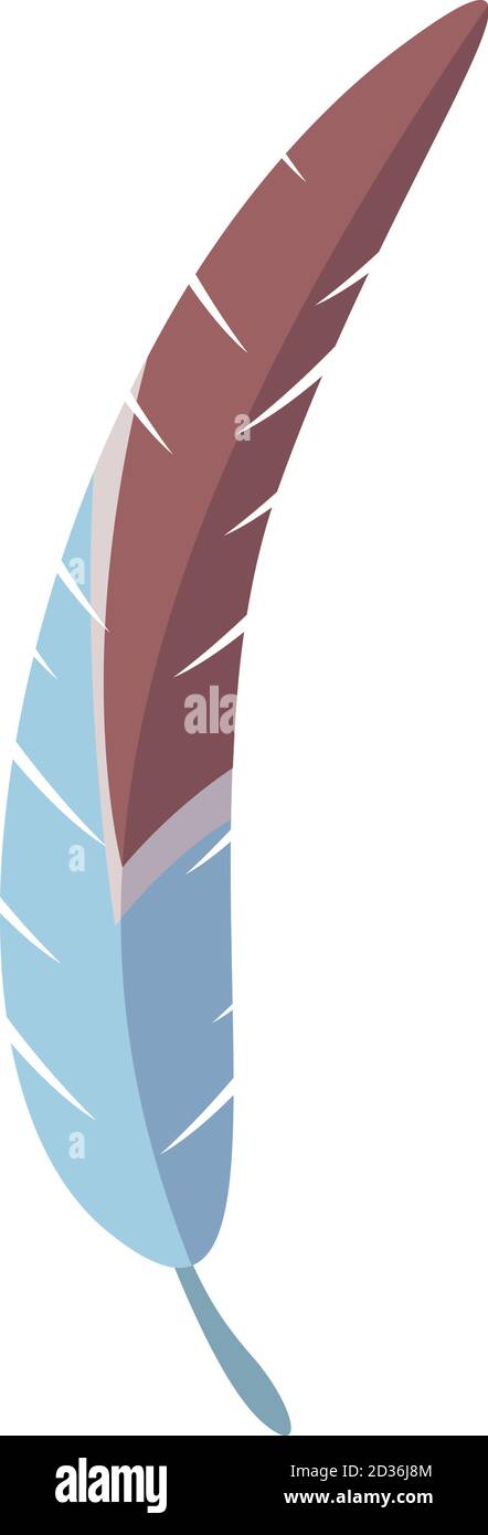 Wing feather icon. Cartoon of wing feather vector icon for web design ...