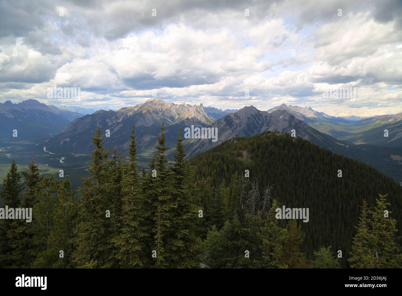 Beautiful landscape inside the Banff National Park Canada Stock Photo ...