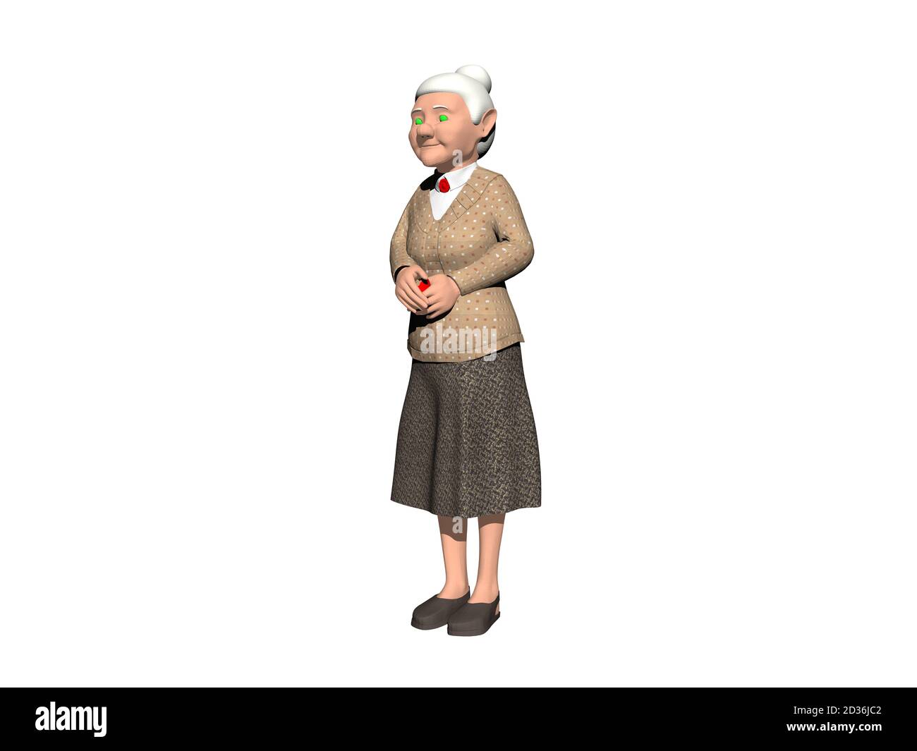 Gray haired grandma hi-res stock photography and images - Alamy