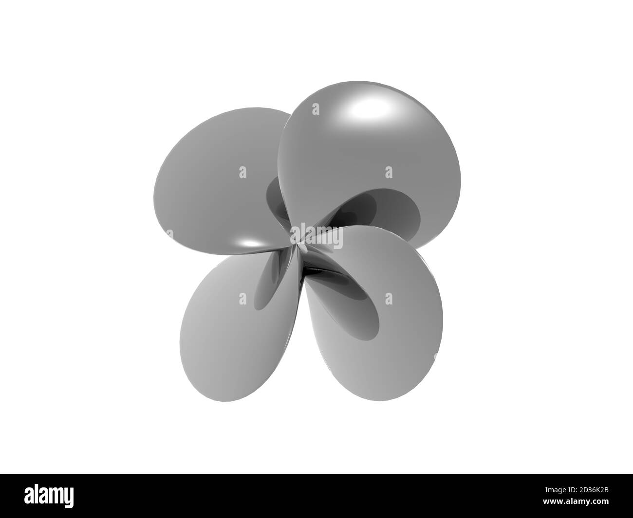 heavy metallic propeller with wing Stock Photo - Alamy