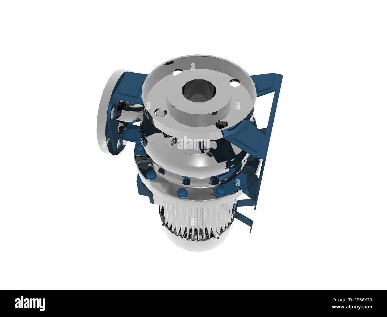 large industrial pump made of stainless steel Stock Photo - Alamy