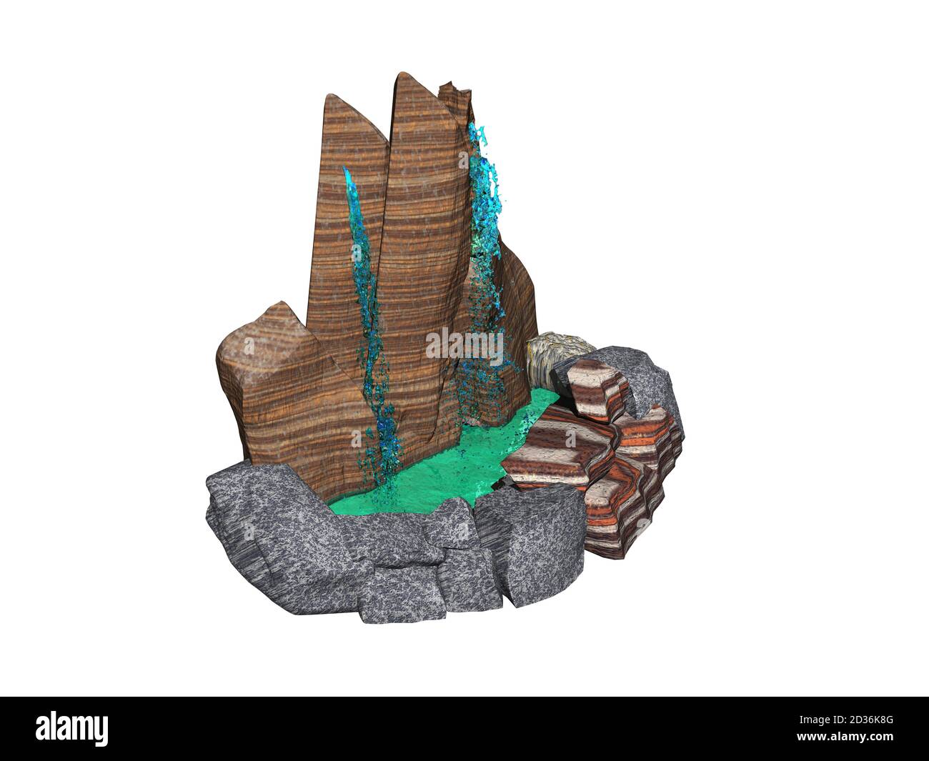 Fountain of rocks hi-res stock photography and images - Alamy