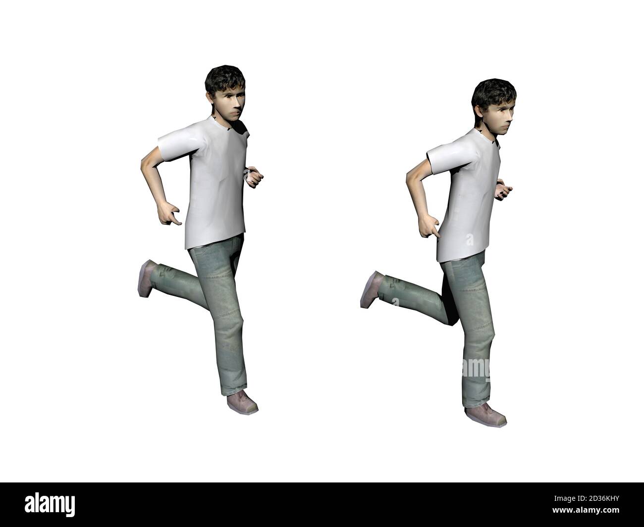 Young slim man hi-res stock photography and images - Alamy