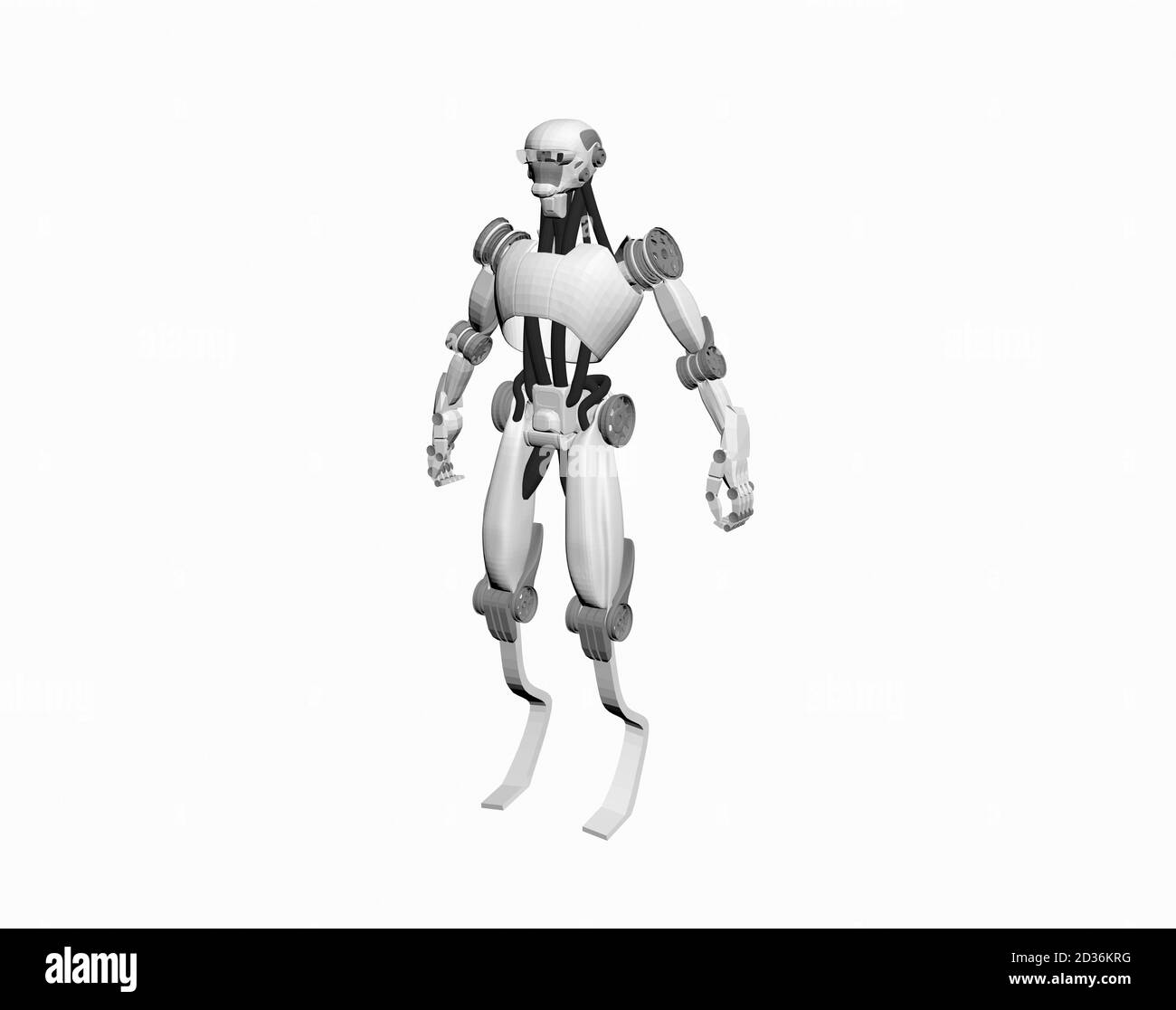 big heavy steel robot Stock Photo - Alamy