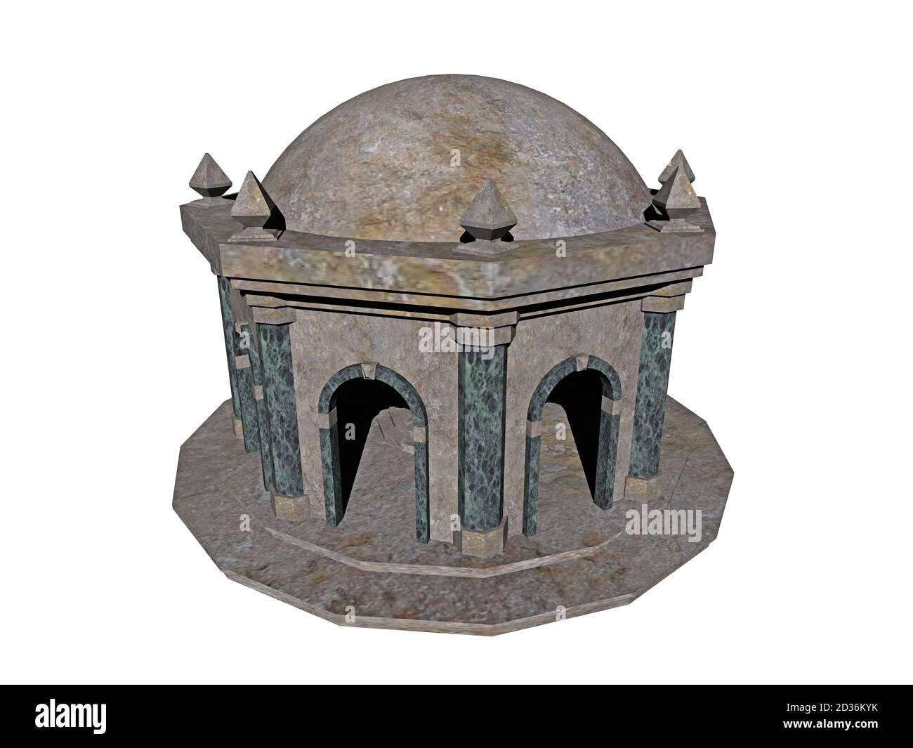 ancient buildings with archways Stock Photo - Alamy