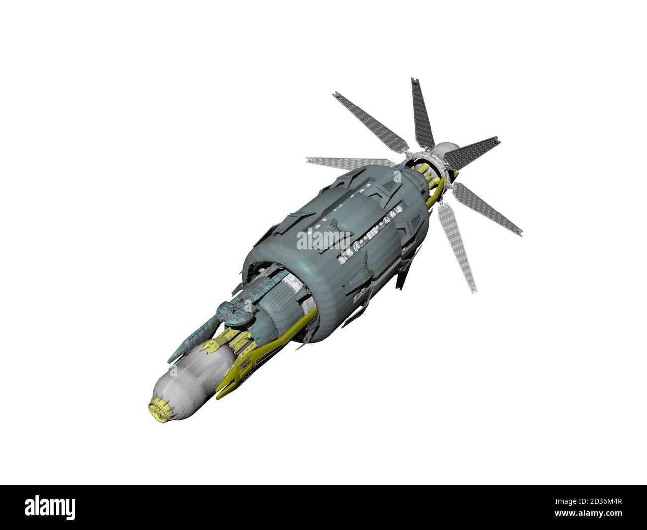 Futuristic spaceship in space hi-res stock photography and images - Alamy