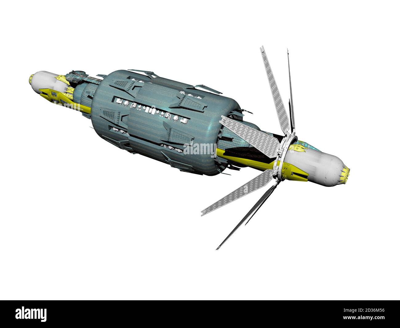 futuristic spaceship in space Stock Photo - Alamy