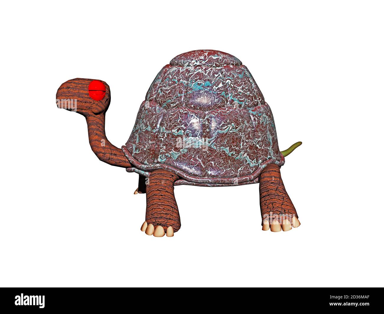 brown turtle from a cartoon Stock Photo - Alamy
