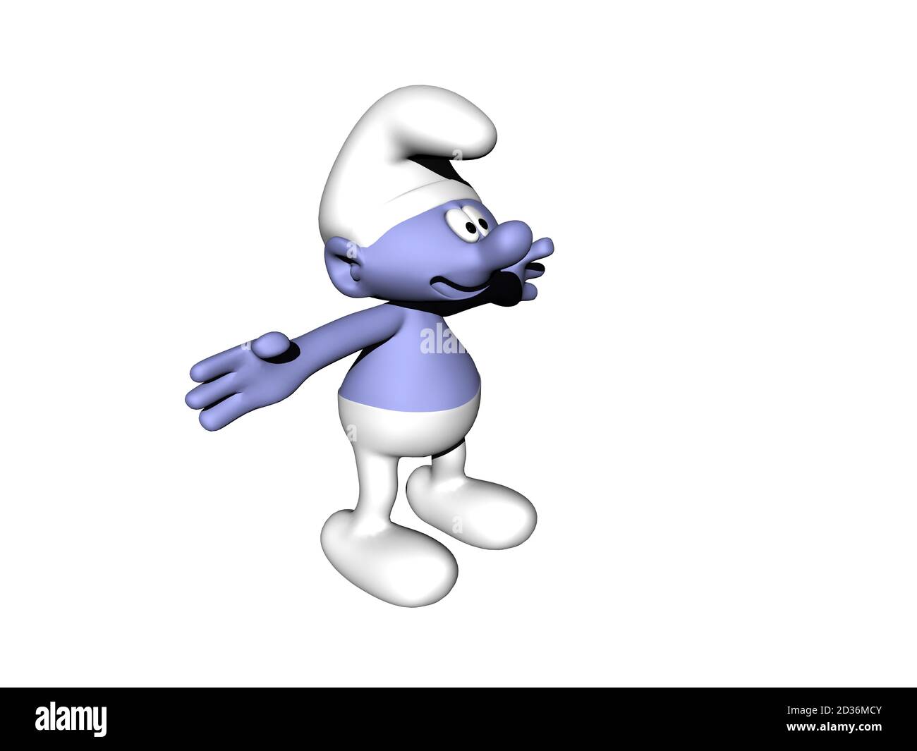 blue cartoon dwarfs with pointed hat Stock Photo - Alamy