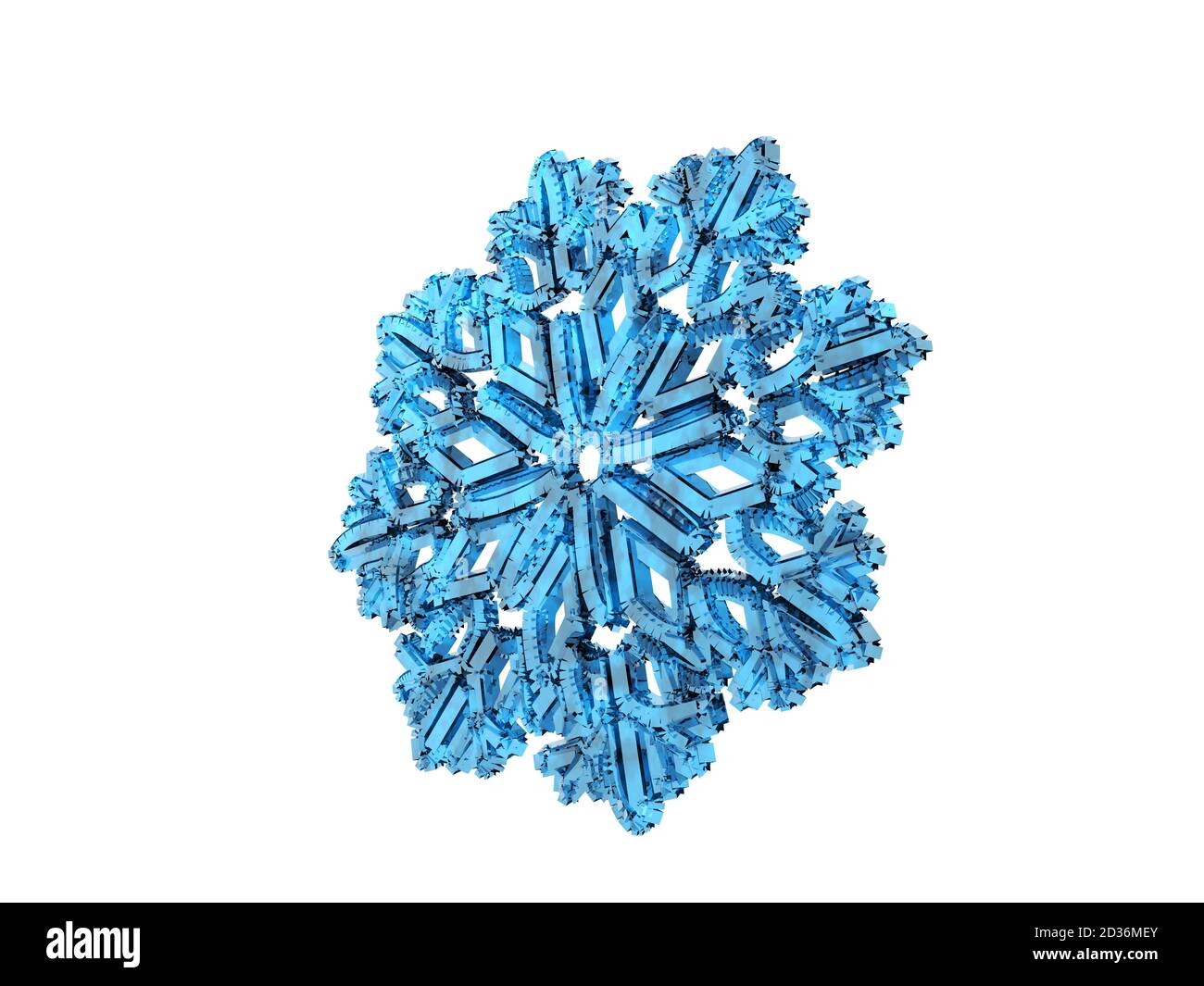 blue ice crystal with filigree shapes Stock Photo - Alamy