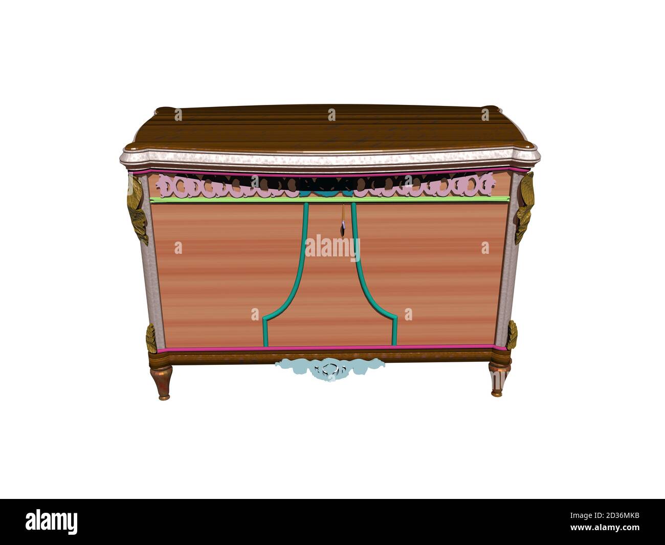 brown wooden clothes box Stock Photo - Alamy