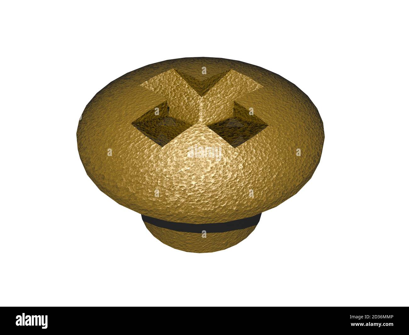 Metal screw heads with notches Stock Photo - Alamy