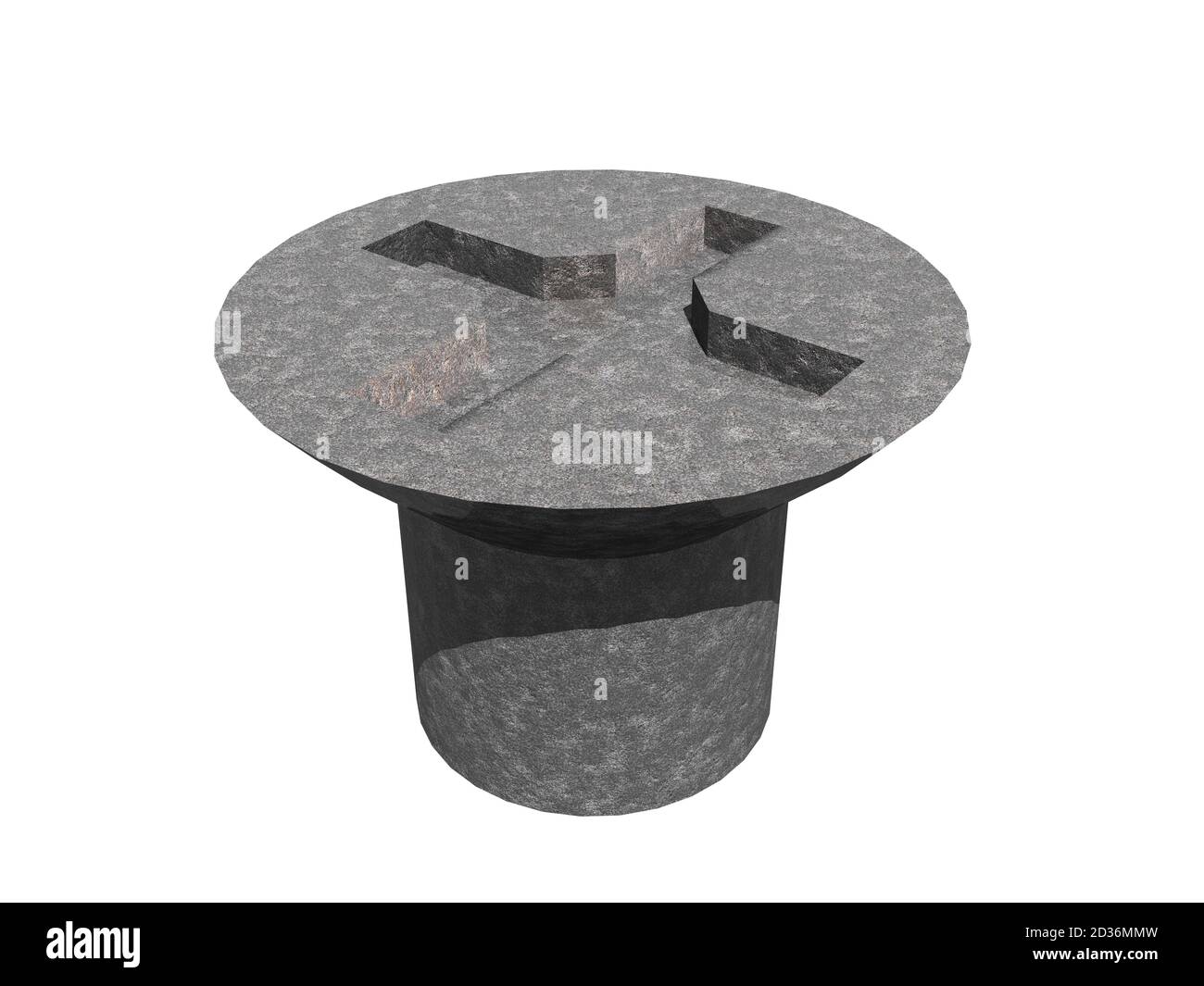 Metal screw heads with notches Stock Photo - Alamy