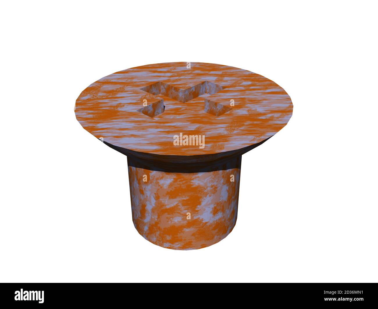 Metal screw heads with notches Stock Photo - Alamy