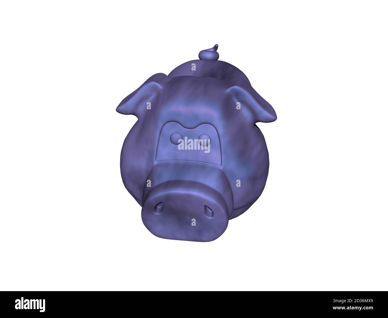 colorful cartoon pig with snout Stock Photo - Alamy