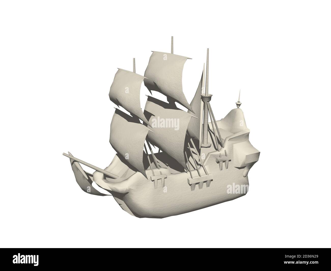 historic three-master for the transport of goods Stock Photo - Alamy