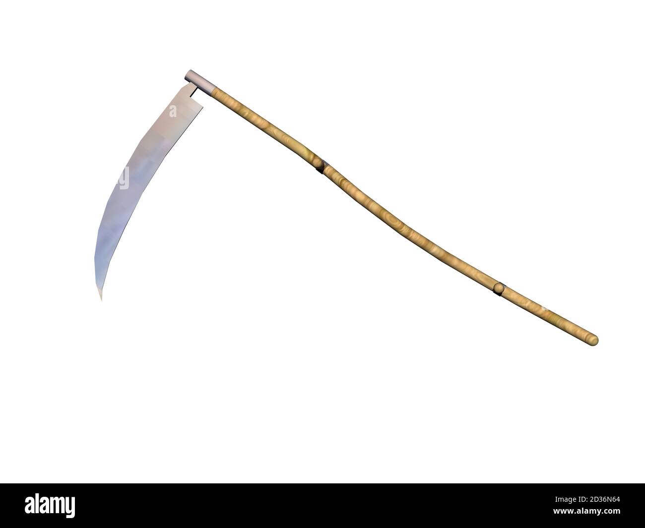 Scythe cutting grass Cut Out Stock Images & Pictures - Alamy