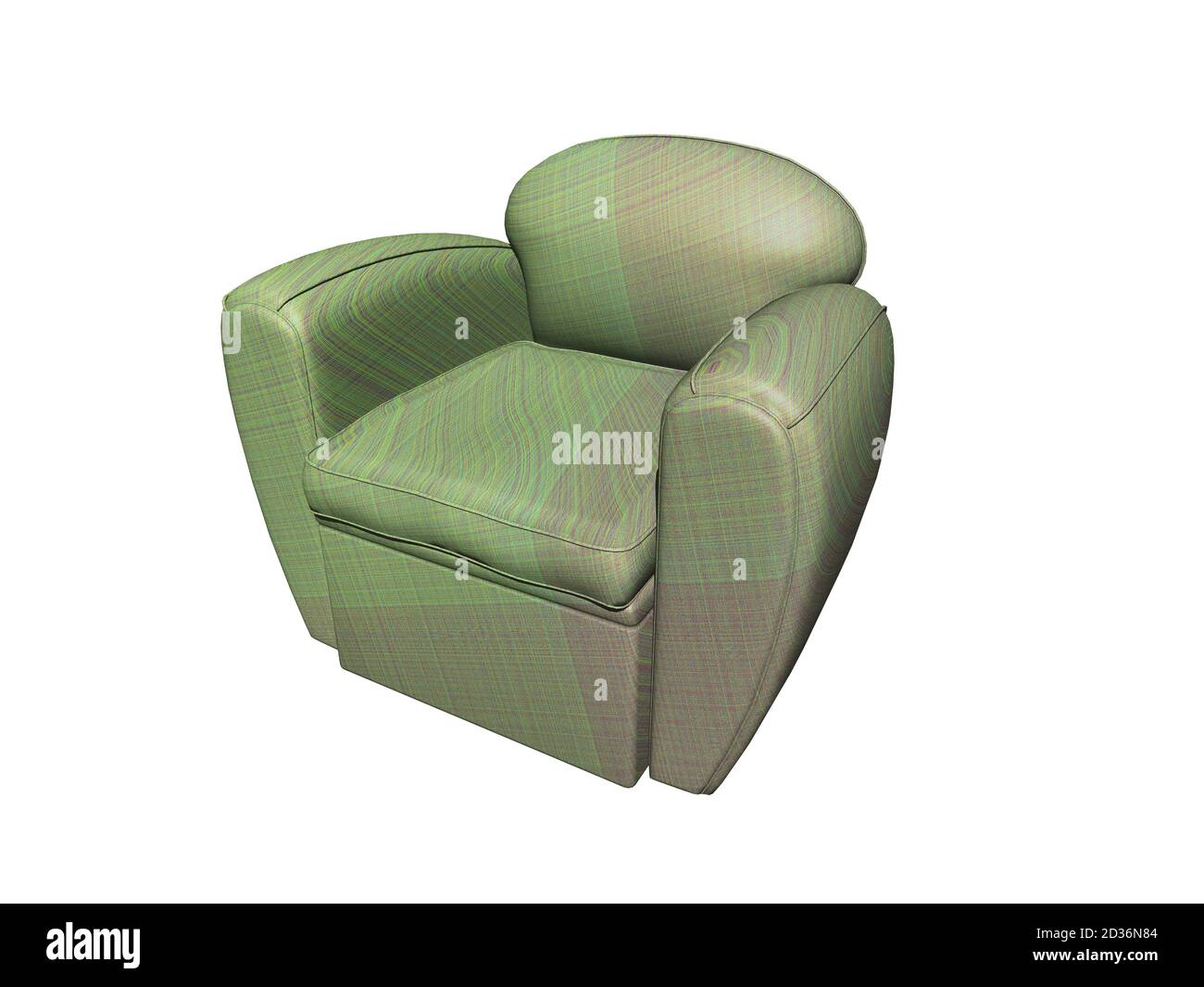Green upholstered armchair hi-res stock photography and images - Alamy