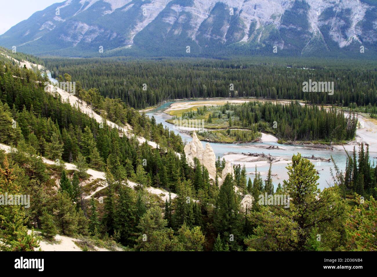 Beautiful landscape inside the Banff National Park Canada Stock Photo ...