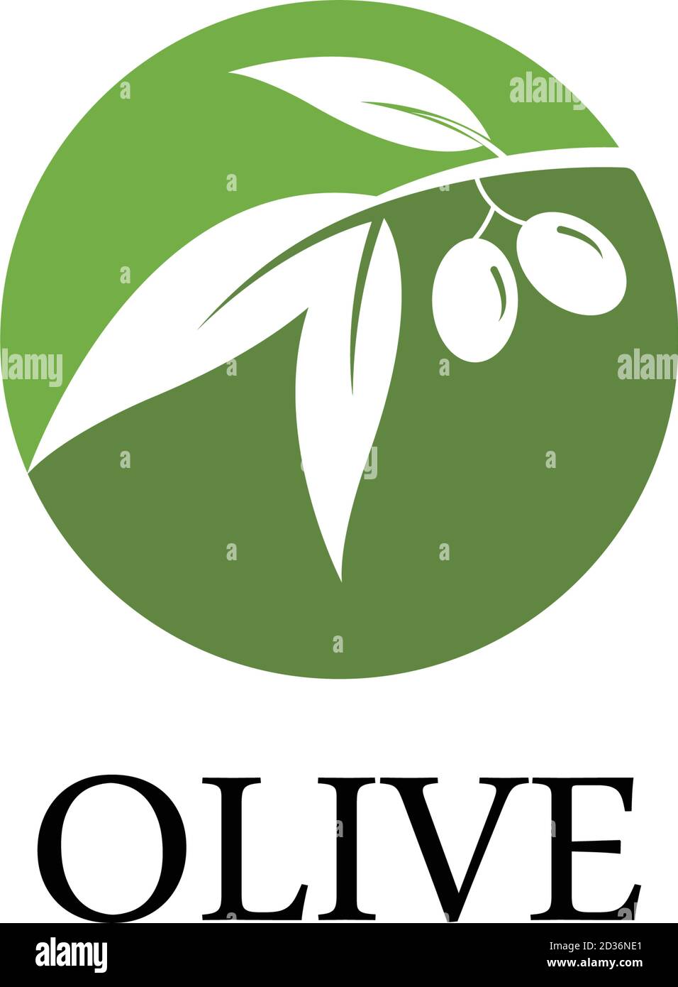 olive logo template vector design Stock Vector Image & Art - Alamy