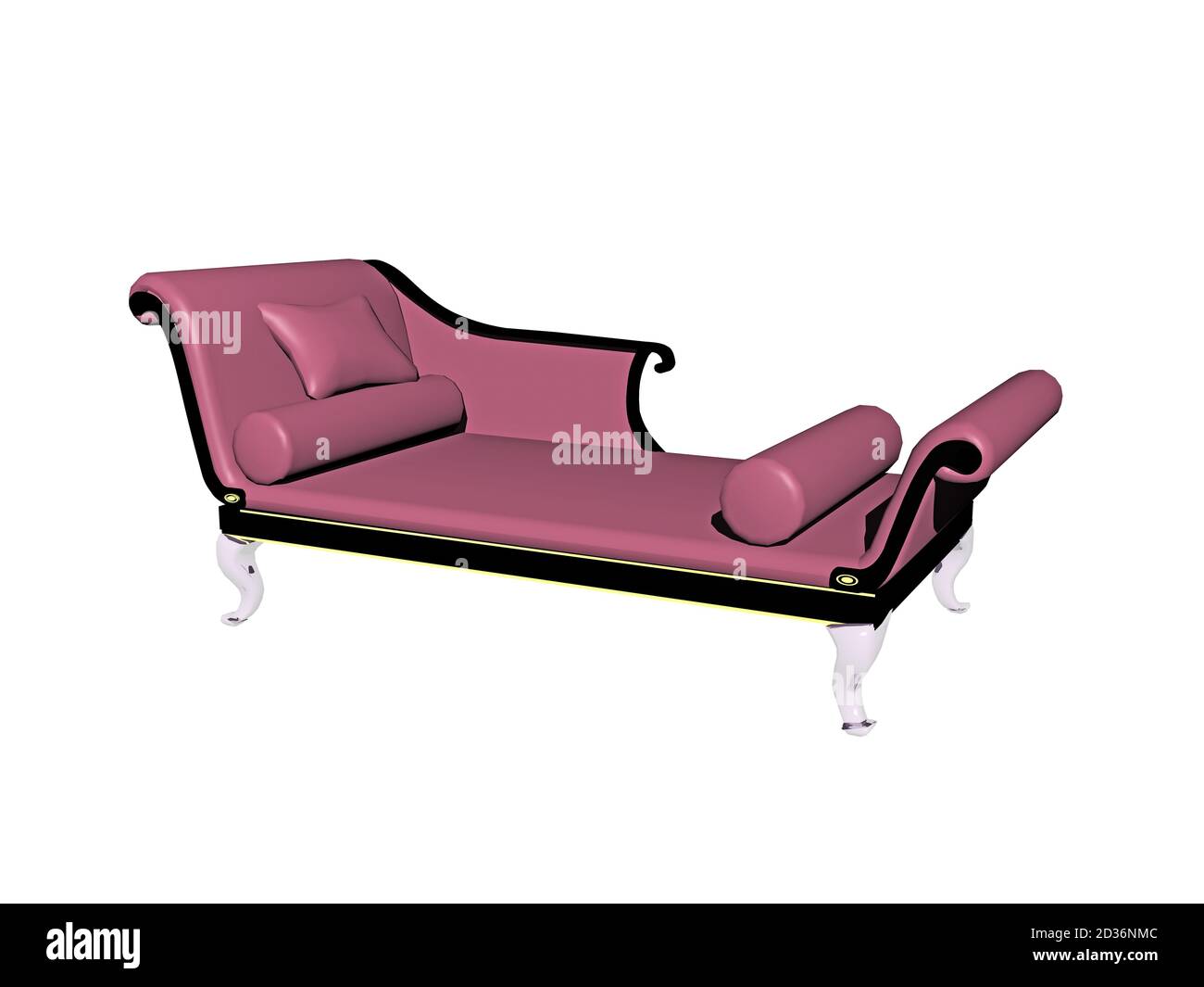 red antique sofa with upholstery Stock Photo - Alamy