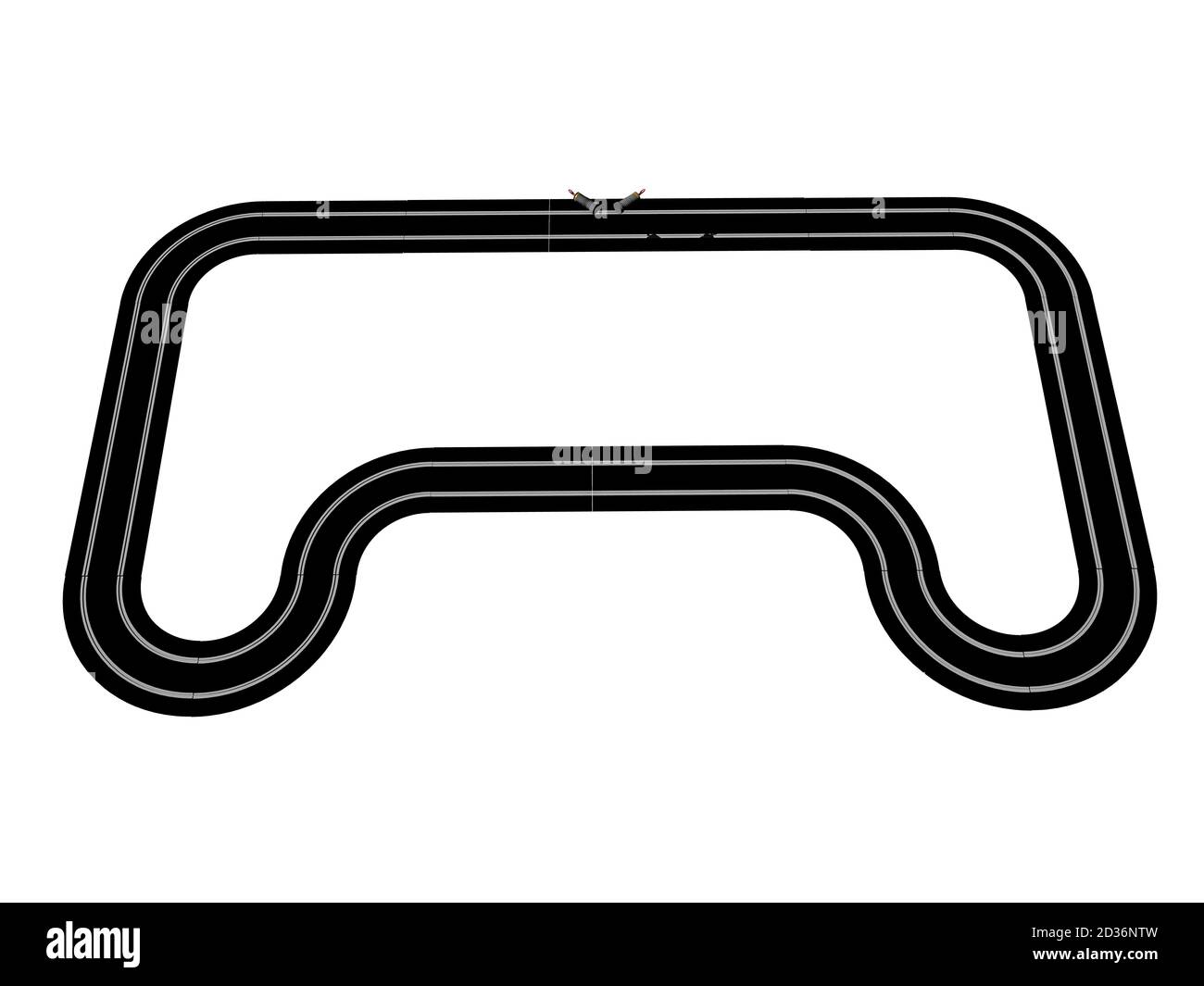 Racetrack of a toy track in the children's room Stock Photo - Alamy