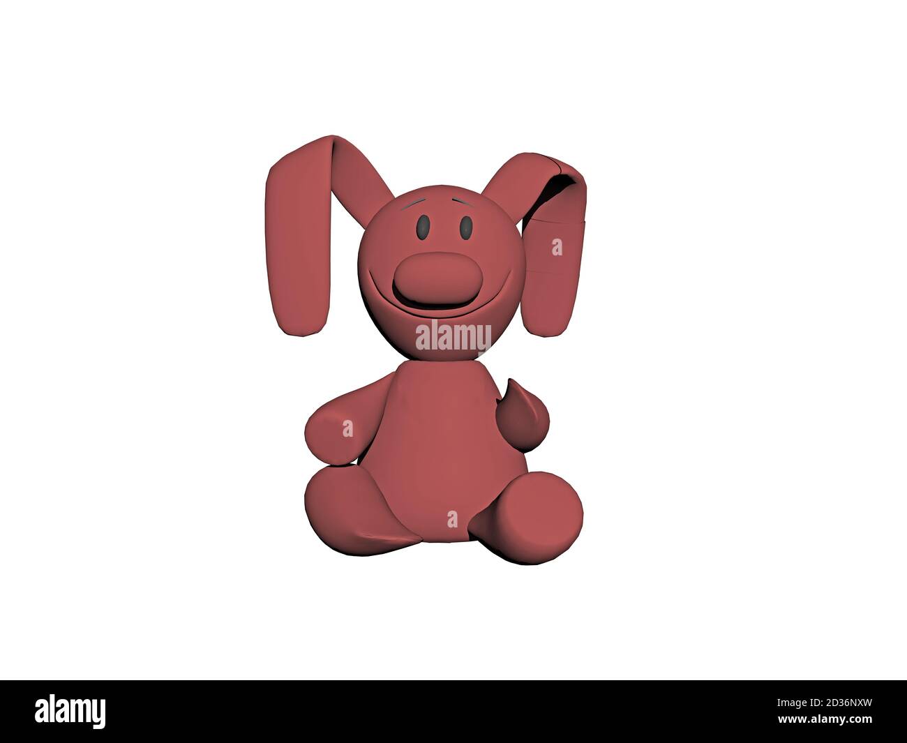 red rabbit with long ears Stock Photo - Alamy