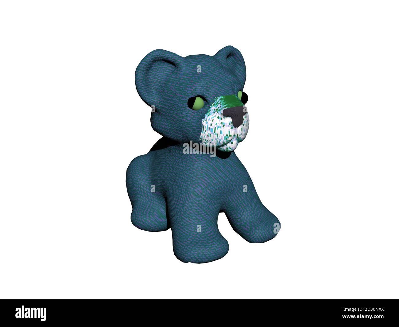 little blue toy dog looks cute Stock Photo - Alamy