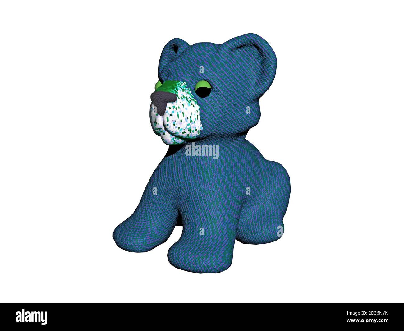 little blue toy dog looks cute Stock Photo - Alamy