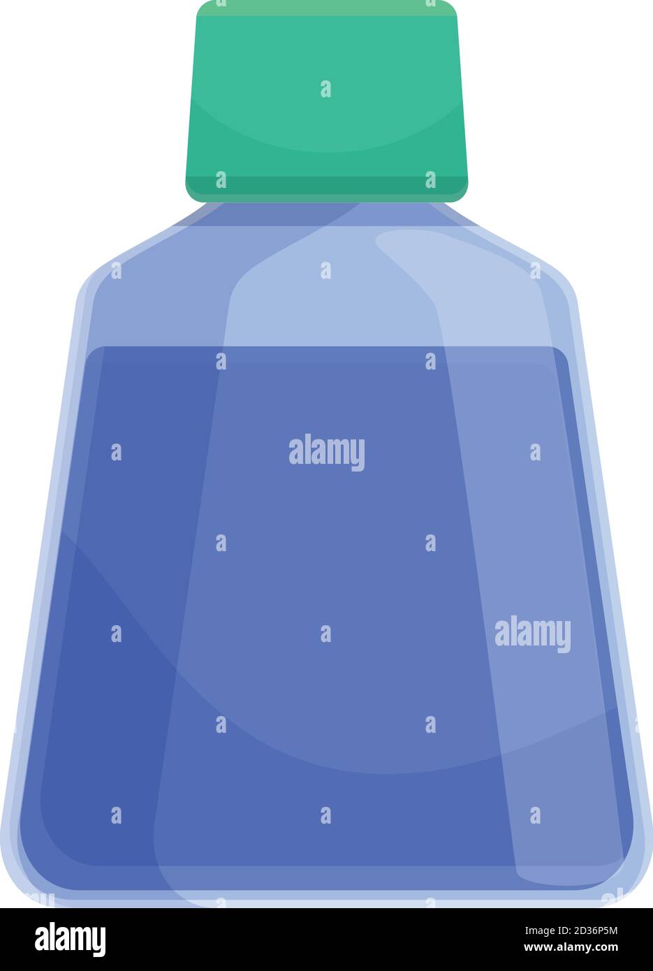 Daily dental rinse icon. Cartoon of daily dental rinse vector icon for ...