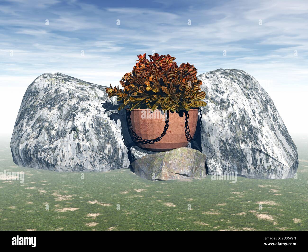 Granite flower pot hi-res stock photography and images - Alamy