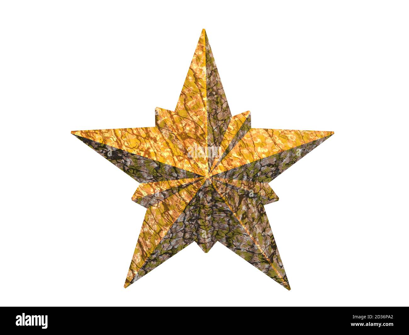 golden five pointed star Stock Photo - Alamy