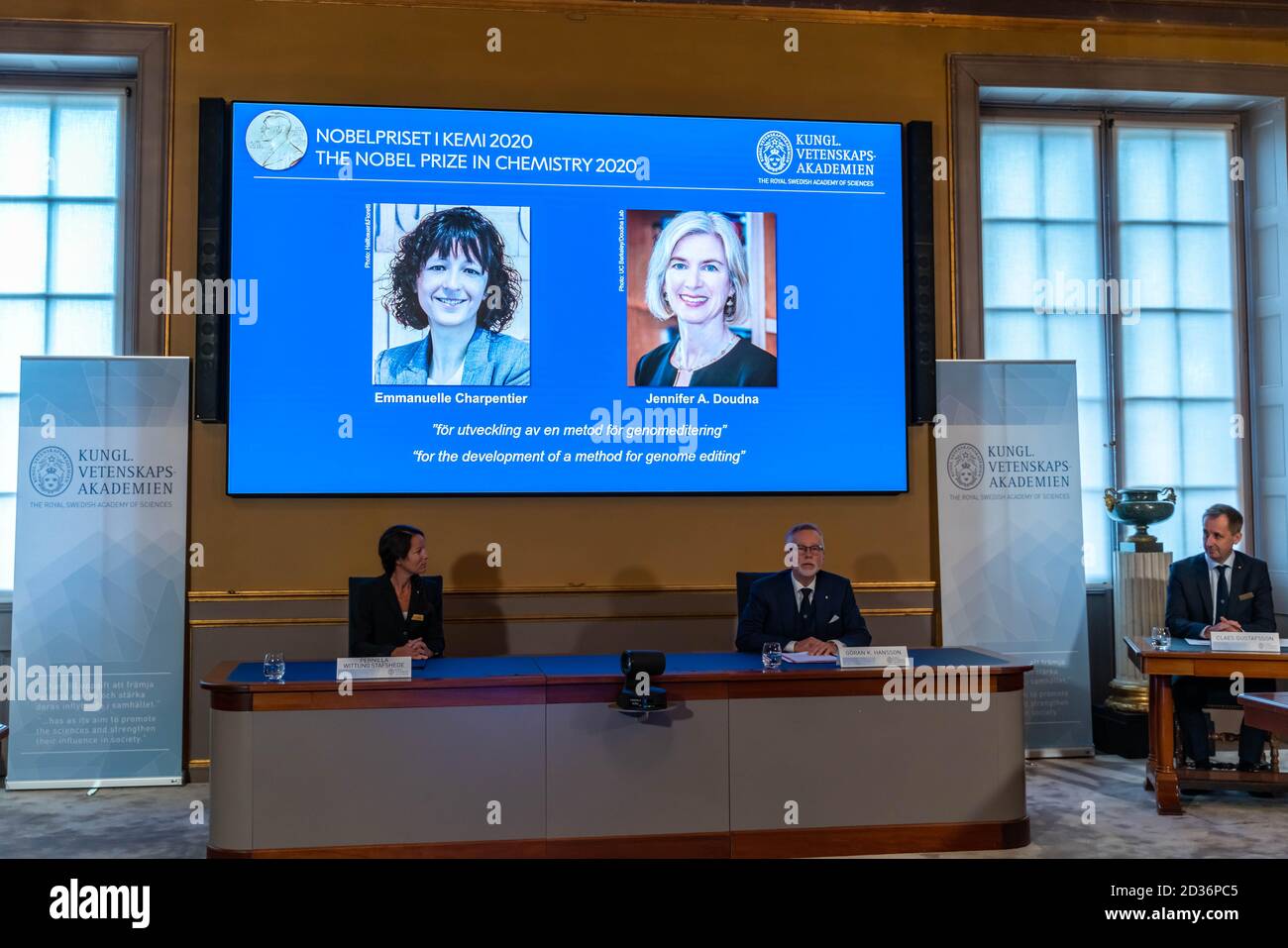 Jennifer doudna emmanuelle charpentier hi-res stock photography and ...