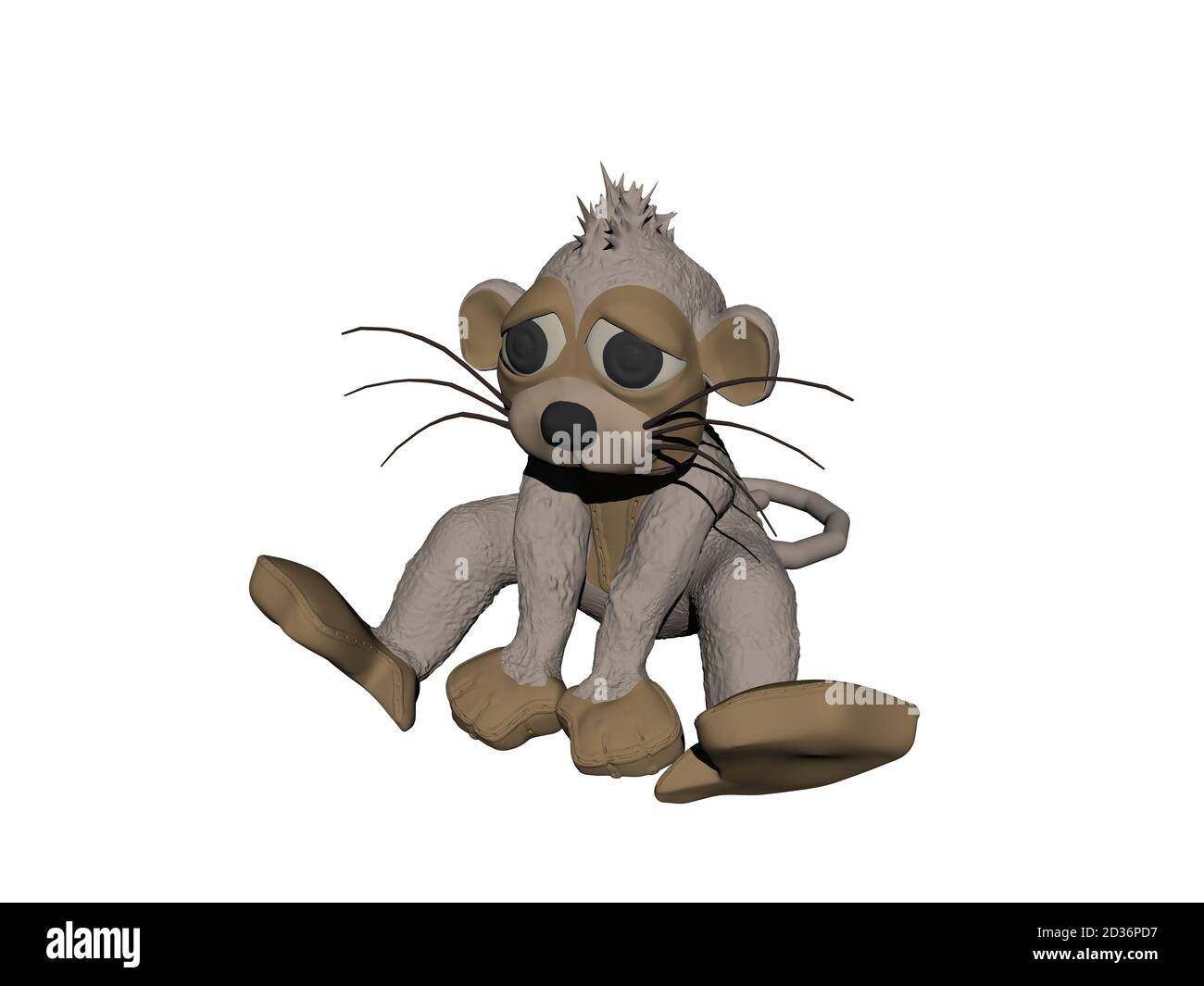 brown cloth monkey to play with Stock Photo - Alamy