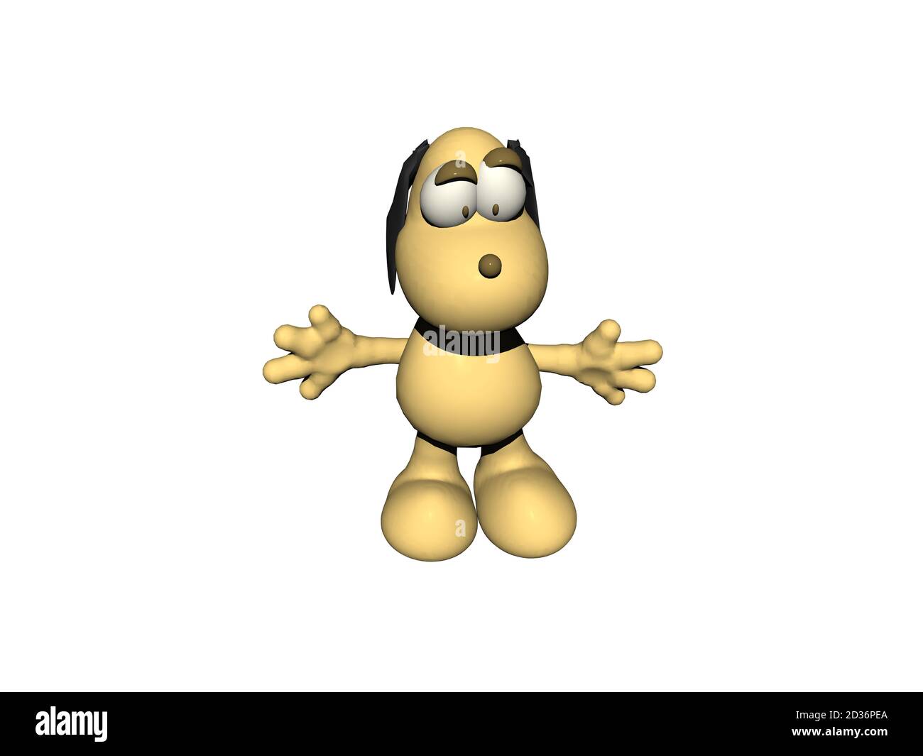 cartoon dog with floppy ears Stock Photo - Alamy