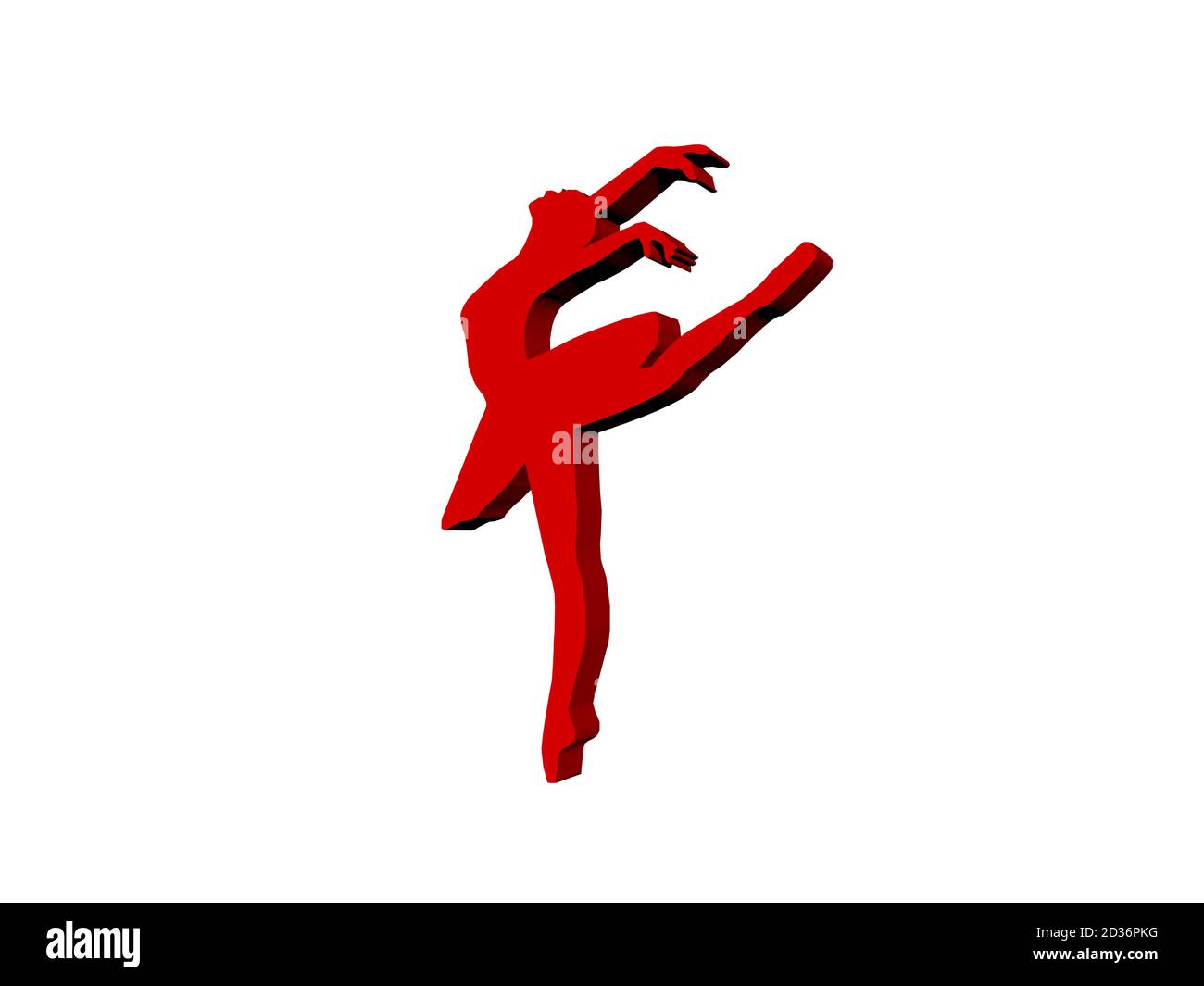 red outlines of athletes as a symbol Stock Photo - Alamy