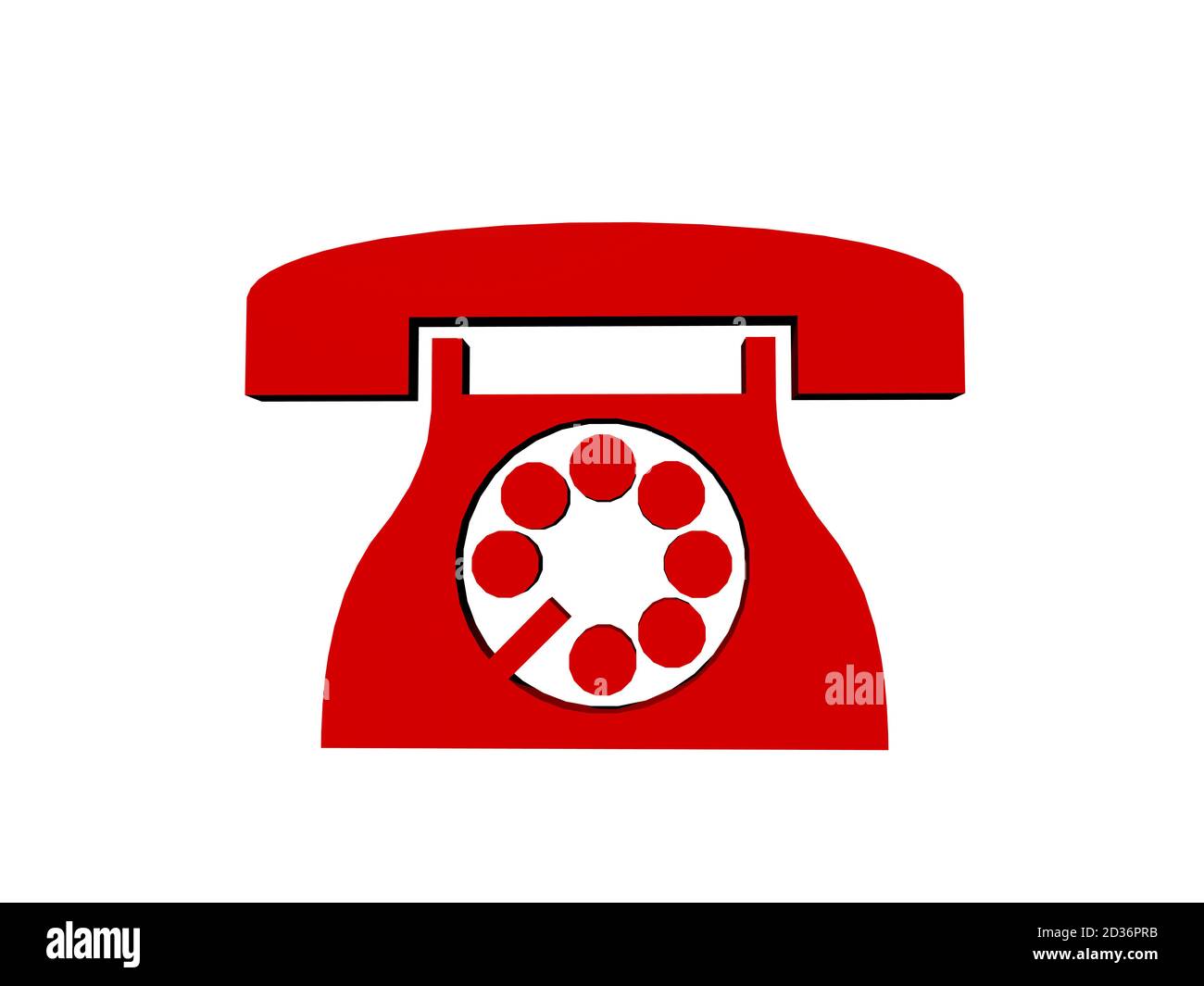 cute red comic Phone Stock Photo - Alamy