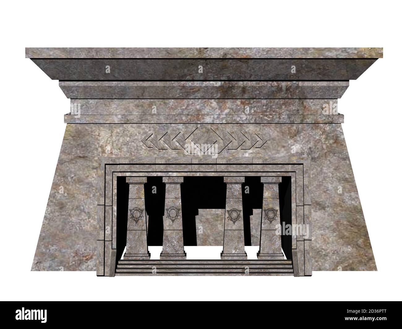 ancient buildings with archways Stock Photo - Alamy